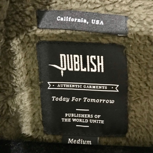Publish | Jackets & Coats | Publish Of 1 Sample Sherpa Coat Made In Usa ...